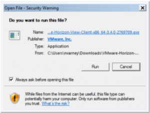 VMWare Horizon Client Installation Instructions - Office of the AVP & CTO